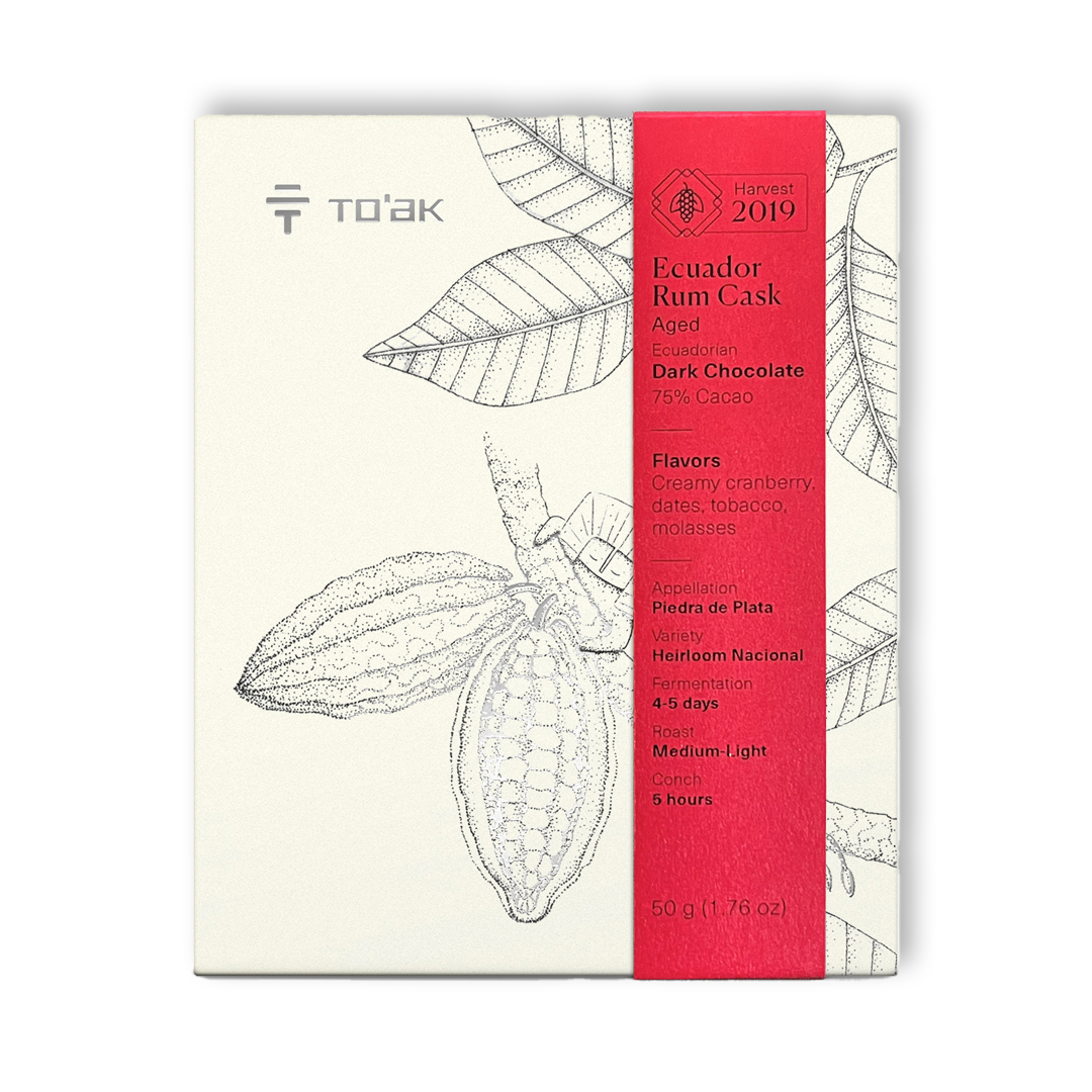 To’ak Chocolate hořká čokoláda 75% - Ecuador Rum Cask Aged – Harvest ...